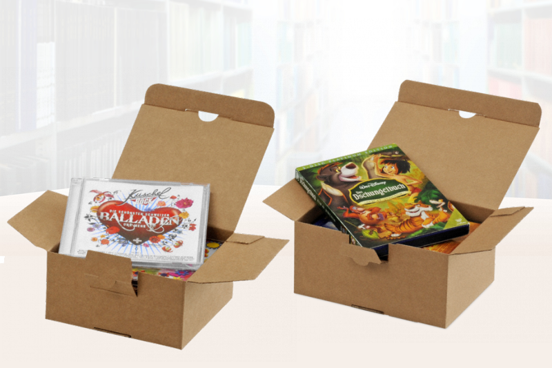 So verpacken Sie Bücher, DVDs & Co. - MEDEWO Verpackungen